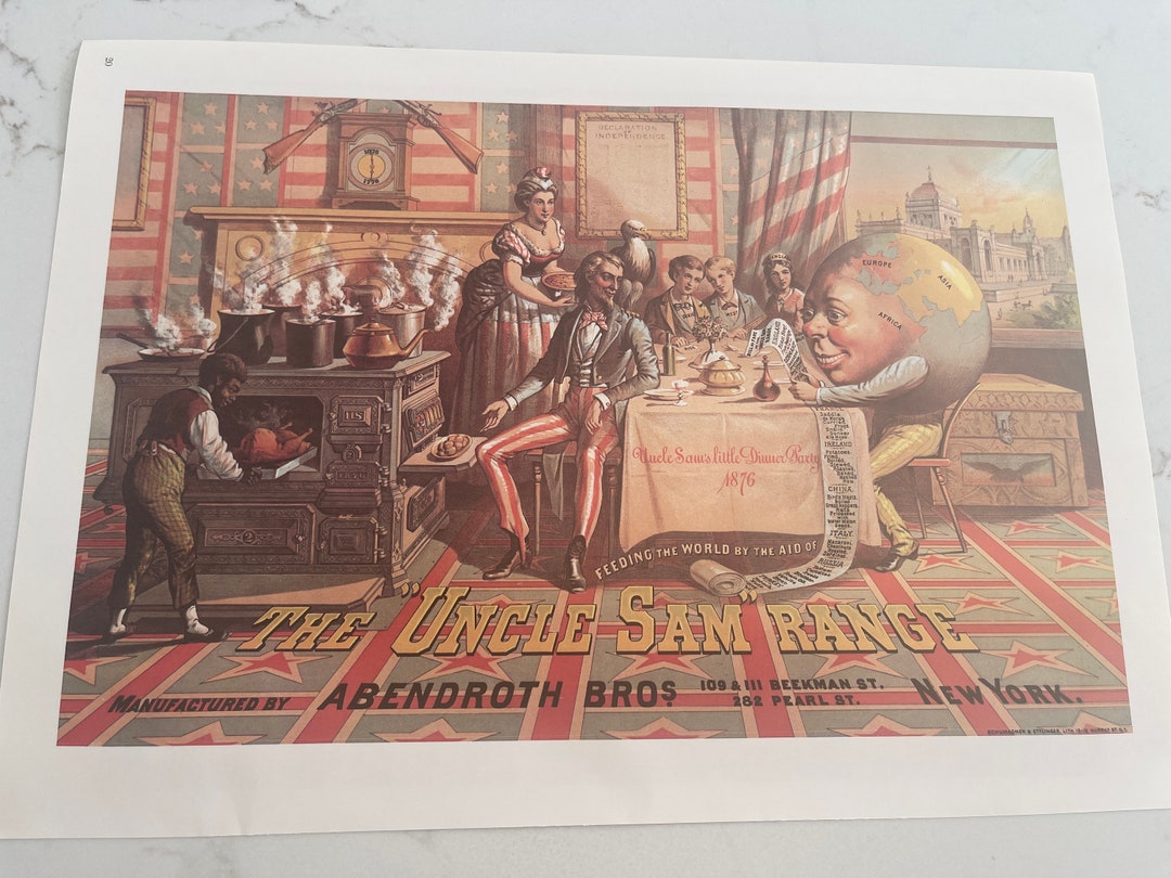 The Uncle Sam Range, Abendroth Bro's, New York, Print, Reprint ...