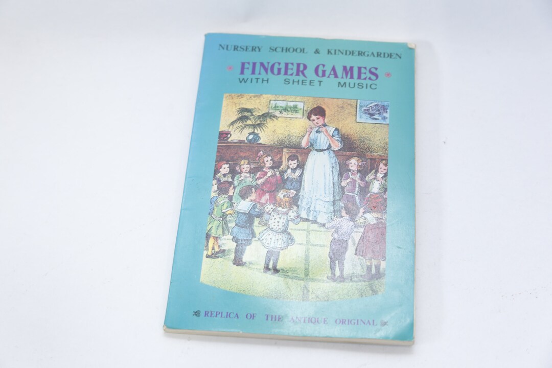 Finger Games With Sheet Music, Nursery School & Kindergarden, Replica ...