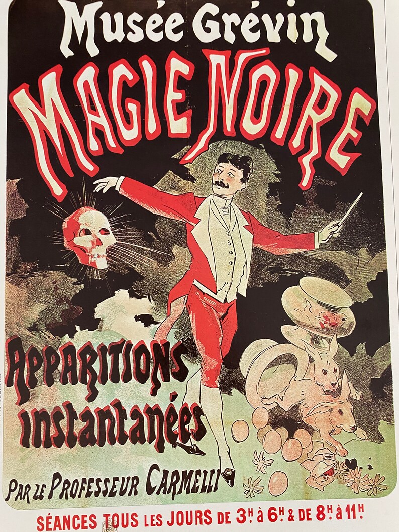 Musee Grevin Magie Noire Herrmann Magic Poster - Etsy