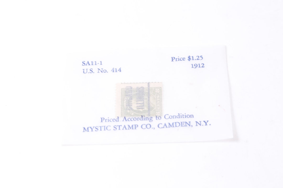 Mystic Stamp Co., 8 Cents SA11-1 1912 Camden N.Y. 3.5",postage Stamp, Paper, Vintage ...