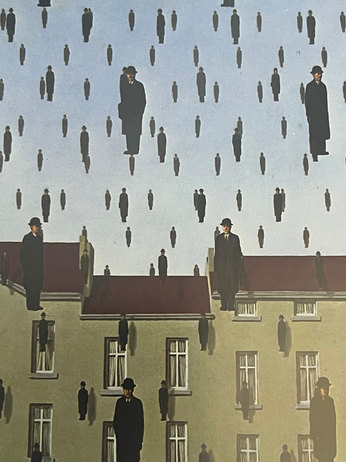 René Magritte, Golconda,, Print, Reproduction, Surrealism, Painting ...