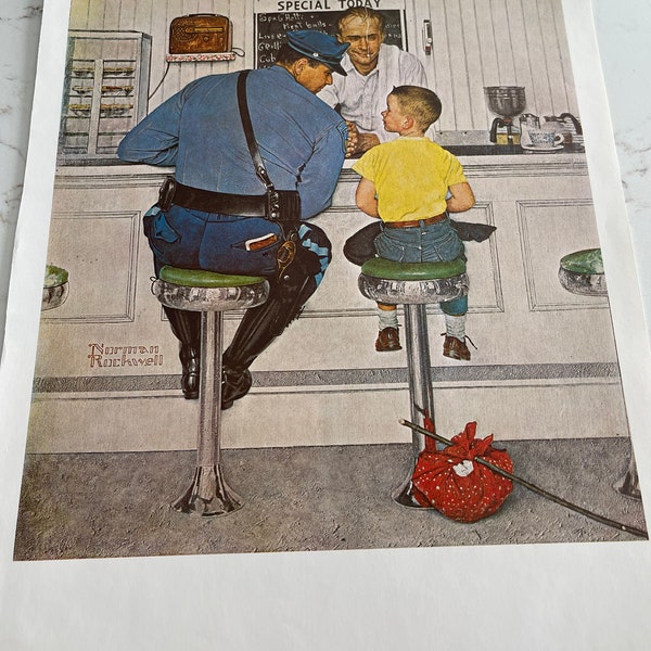 Norman Rockwell the Runaway - Etsy