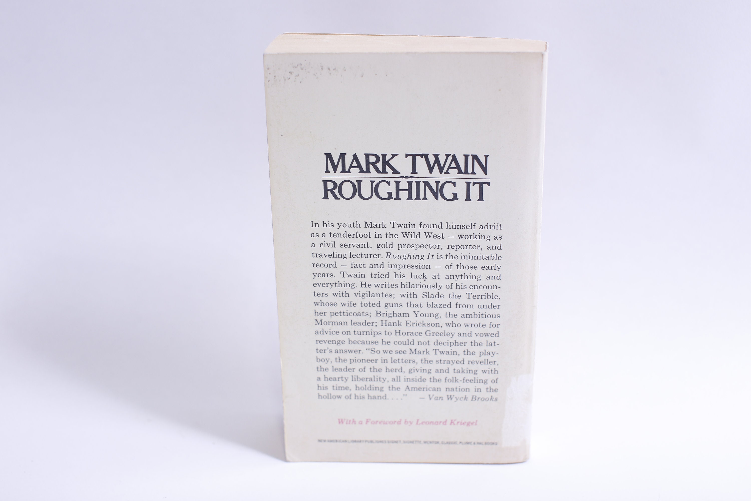 Mark Twain, Roughing It, A Signet Classic, Paperback, Foreword by ...
