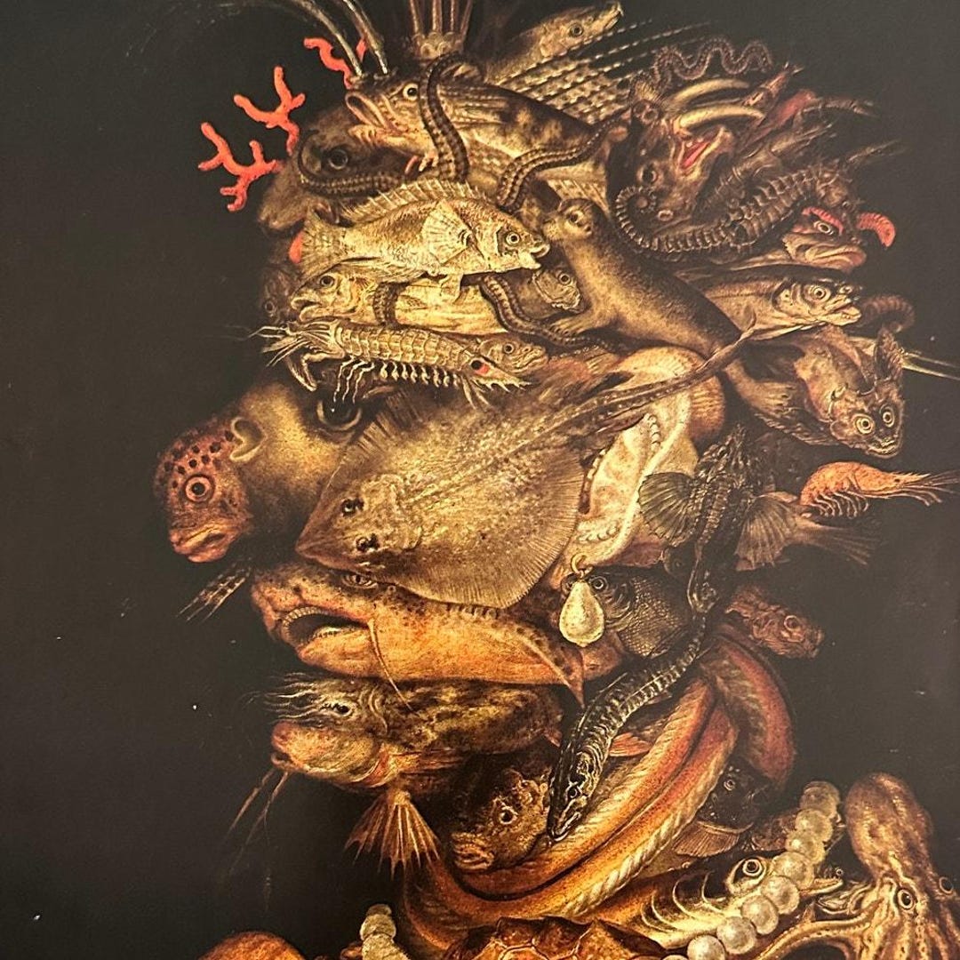 Giuseppe Arcimboldo, the Allegory of Water, Fantastic, Painting, Book ...
