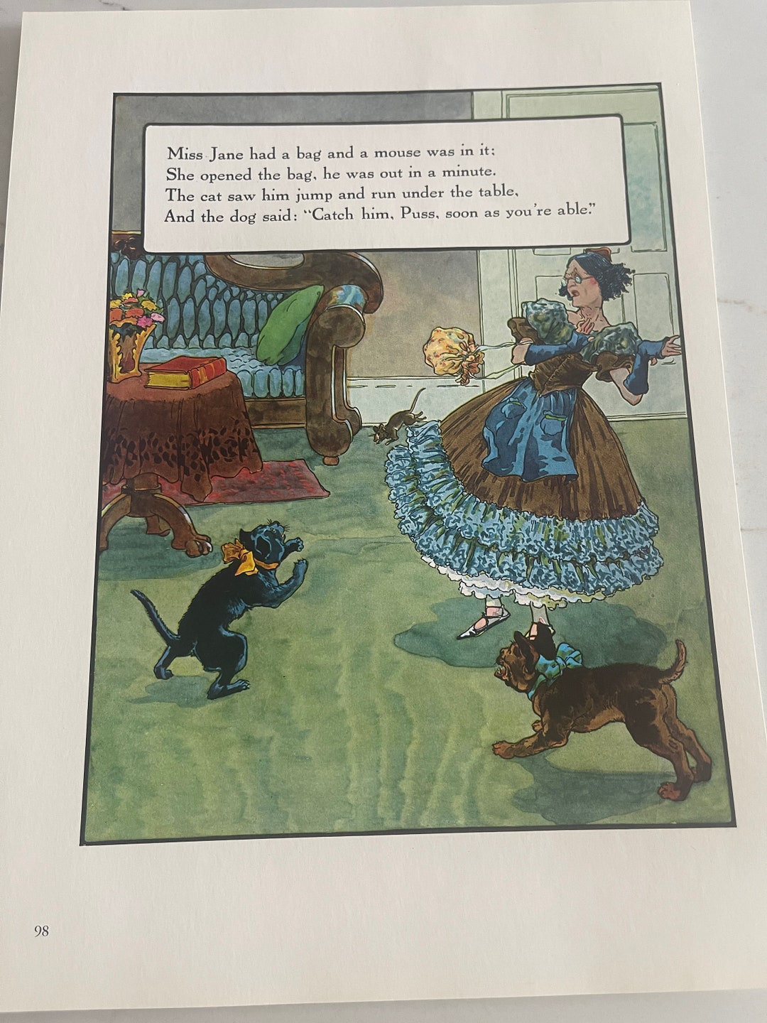 Miss Jane Had a Bag, Little Jack Horner, Frederick Richardson ...