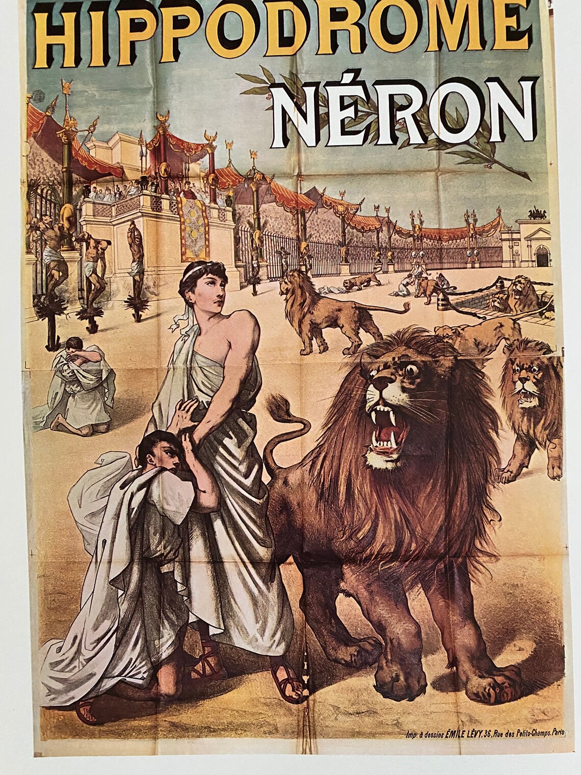 Hippodrome Neron Ancient Rome Circus Poster Double-Sided | Etsy