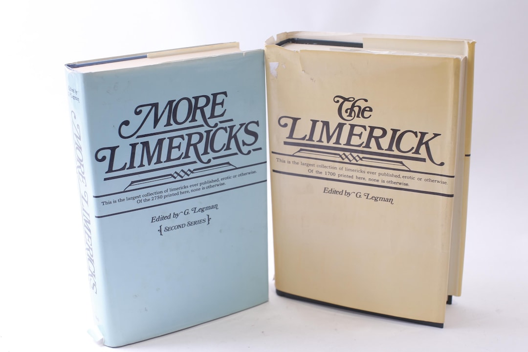 The Limerick, More Limericks, Book Set of 2, Edited by G Legman ...