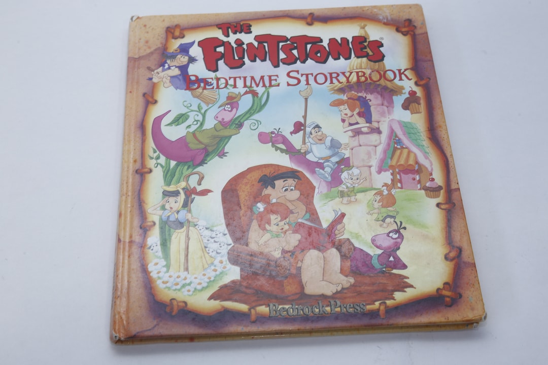 The Flintstones, Bedtime Storybook, Bedrock Press, Vintage, Picture ...