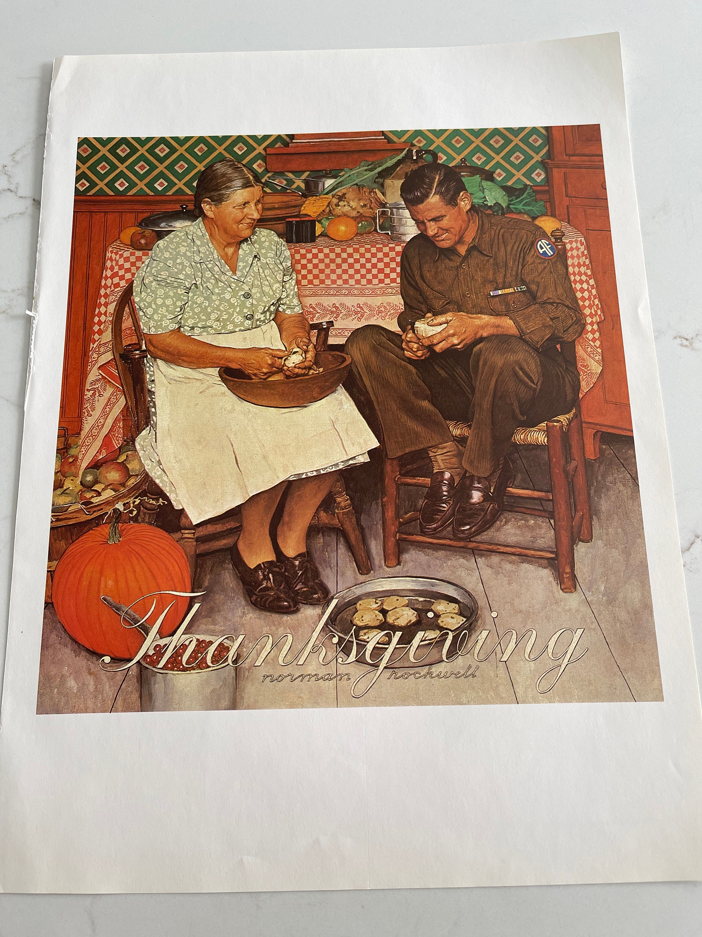 Norman Rockwell Thanksgiving Prints