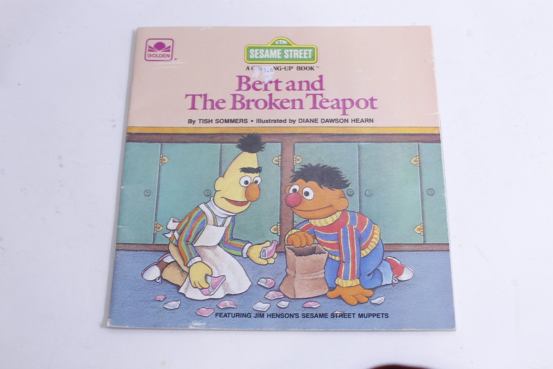 Sesame Street, Bert and the Broken Teapot, Tish Sommers, Picture Book ...