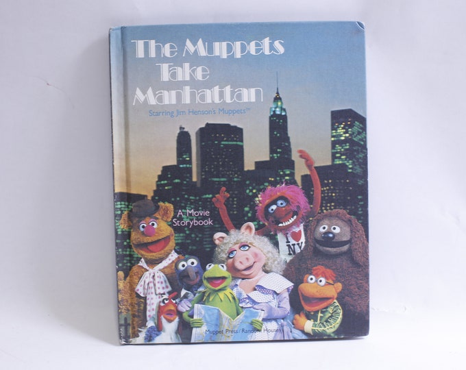 Muppets Take Manhattan, Picture Book, 1984, Muppet Press, Random House ...
