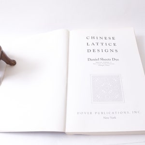 Daniel Sheets Dye, Diseños de celosía china, Dover Publications, Tapa ...