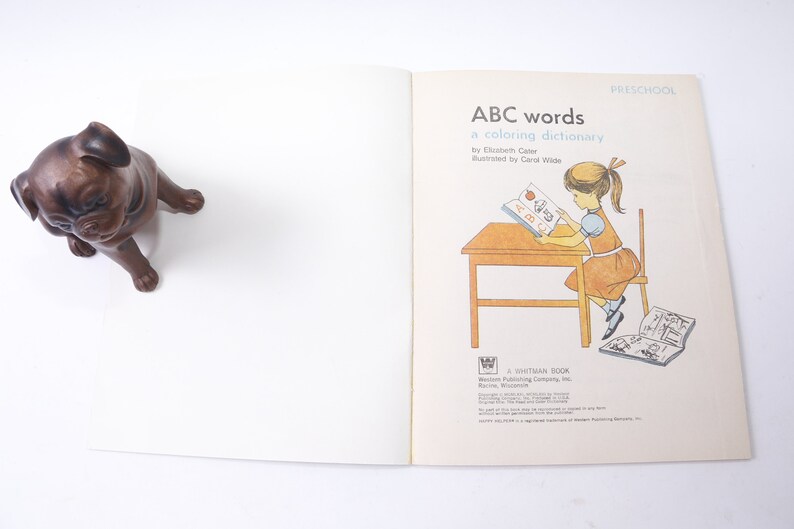 ABC Words Coloring Dictionary Educational Learning - Etsy