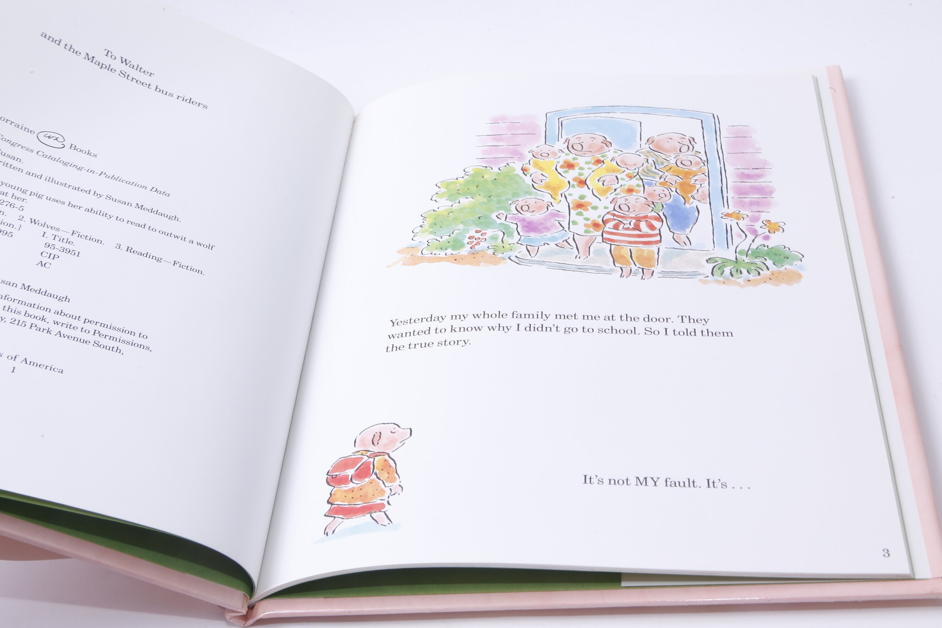Hog-eye Susan Meddaugh Young Pig Houghton Mifflin 1995 - Etsy UK