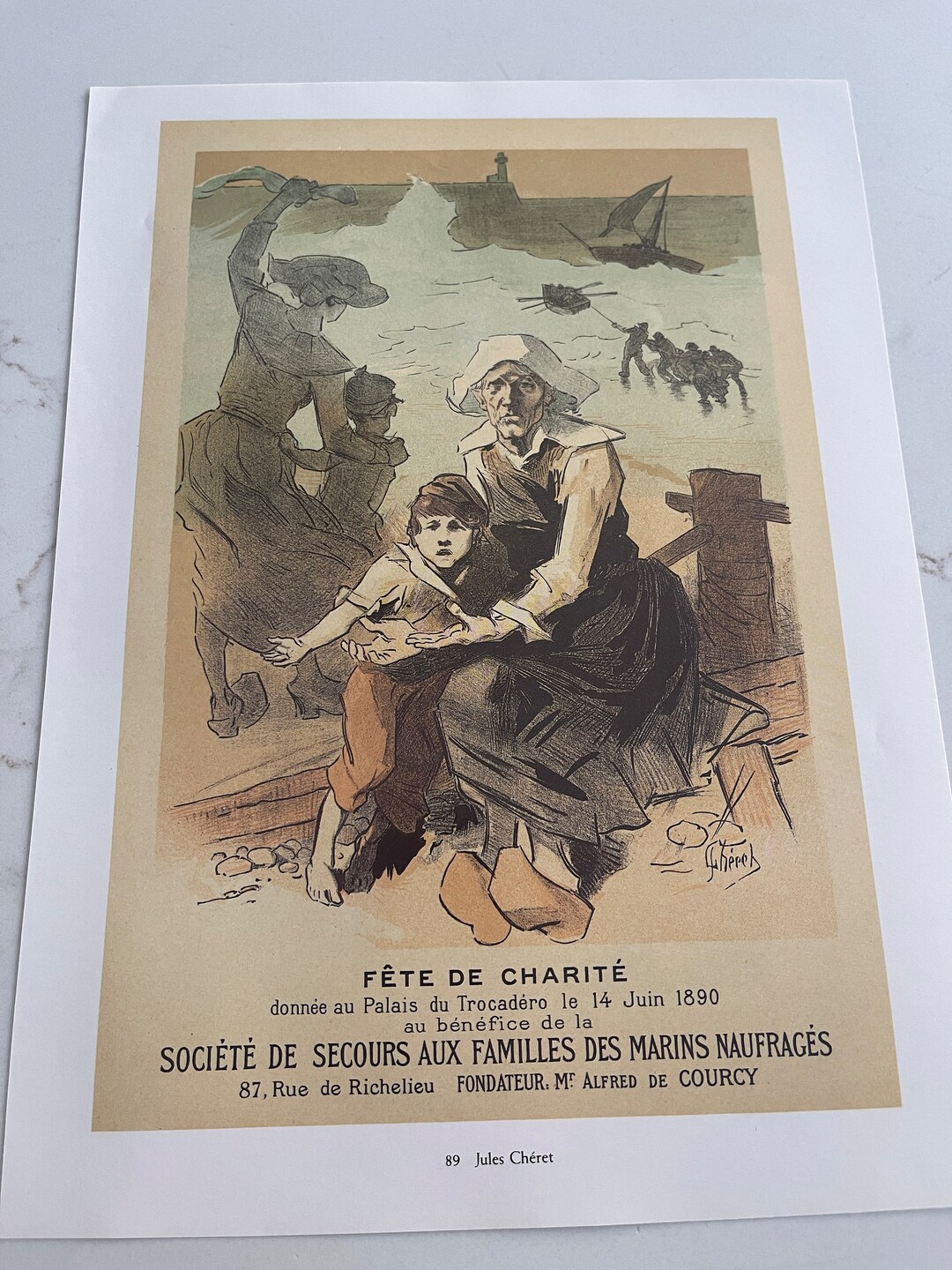 Jules Chéret Art, Vintage Chéret Poster, Belle Époque Lithograph ...