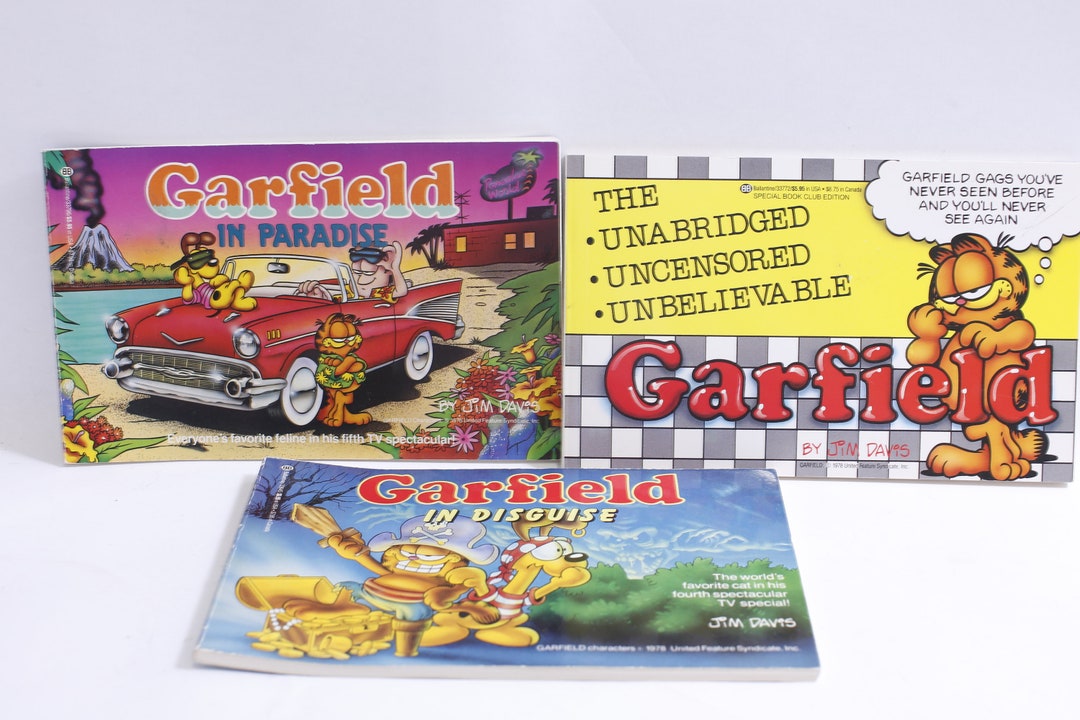 Garfield, Comic Books, Set of Three, Jim Davis, 1978, UFS, Ballantine ...