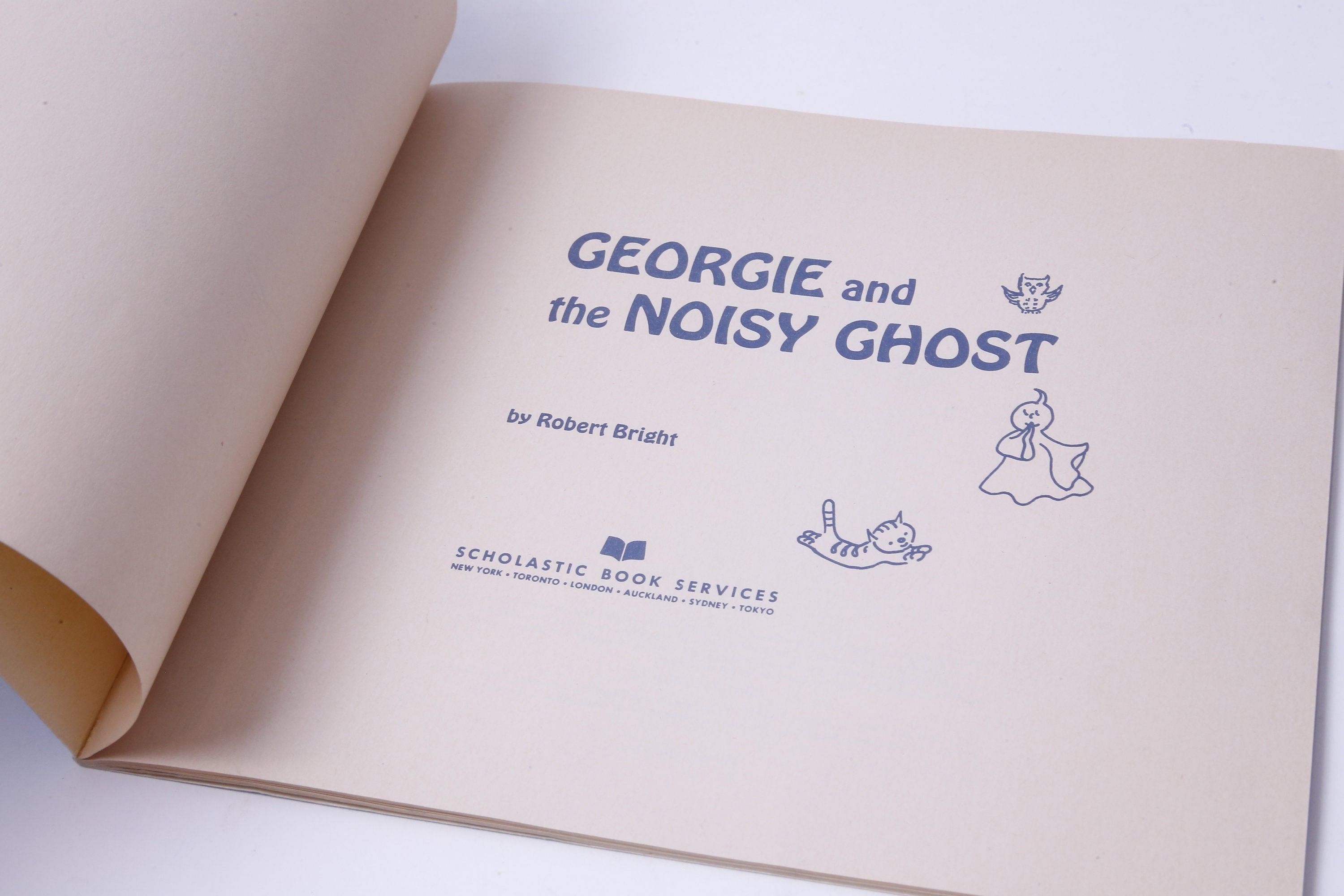Georgie and the Noisy Ghost Robert Bright Scholastic - Etsy