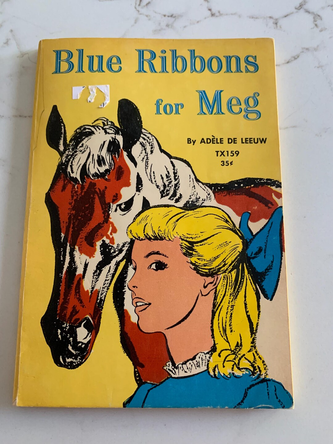 Blue Ribbons for Meg, Adele De Leeuw, Illustrated by Charles Beck, 1964 ...