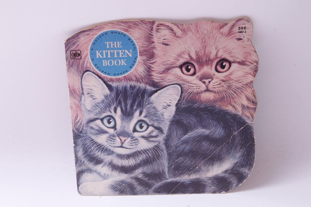 The Kitten Book, Jan Pfloog, 1979, Golden, Shape Book, Vintage, Picture ...