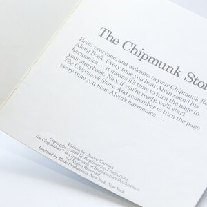 The Chipmunk Story, Kid Stuff, Janice Karman, 1984, Bagdasarian ...