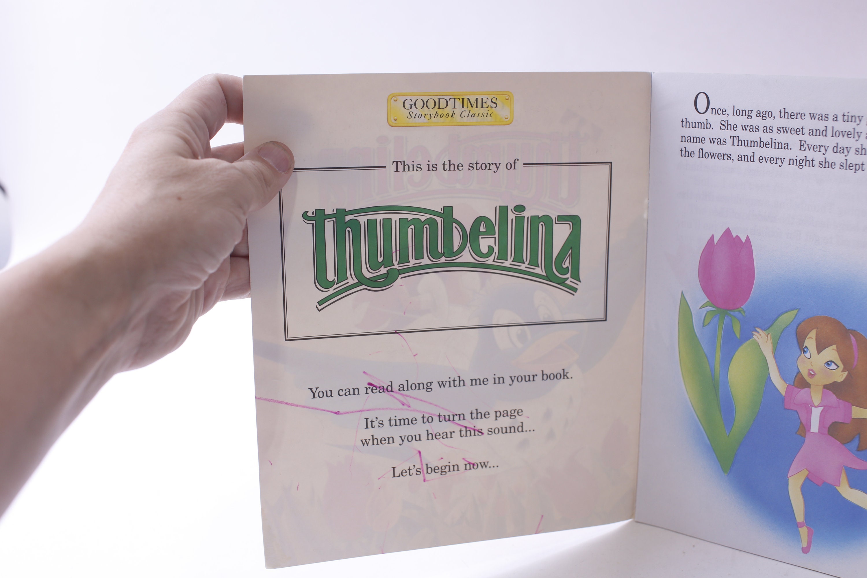 Thumbelina, Picture Book, Goodtimes Storybook Classic, Fairy Tale ...