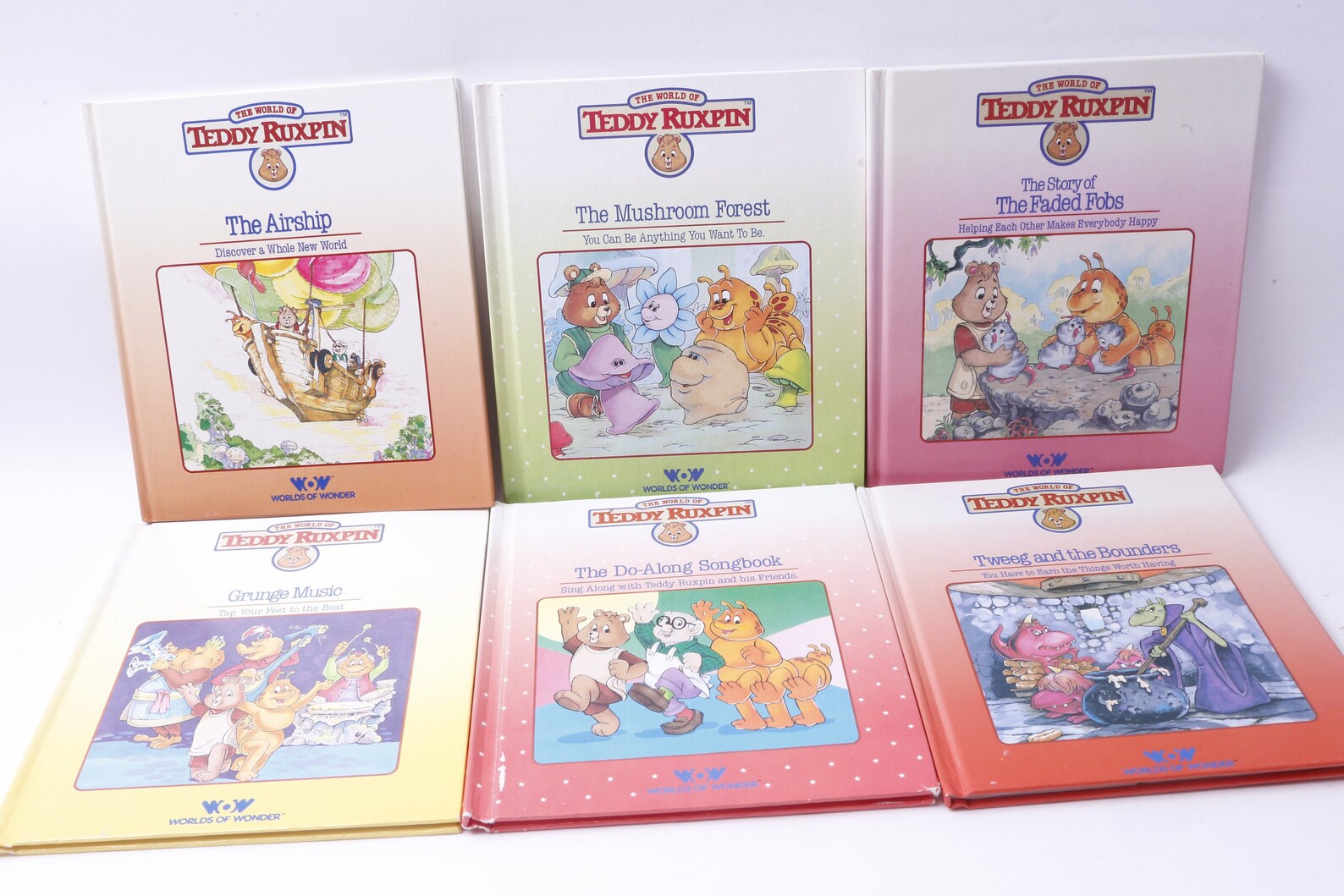 Teddy Ruxpin Book Set Stories World's of Wonders - Etsy