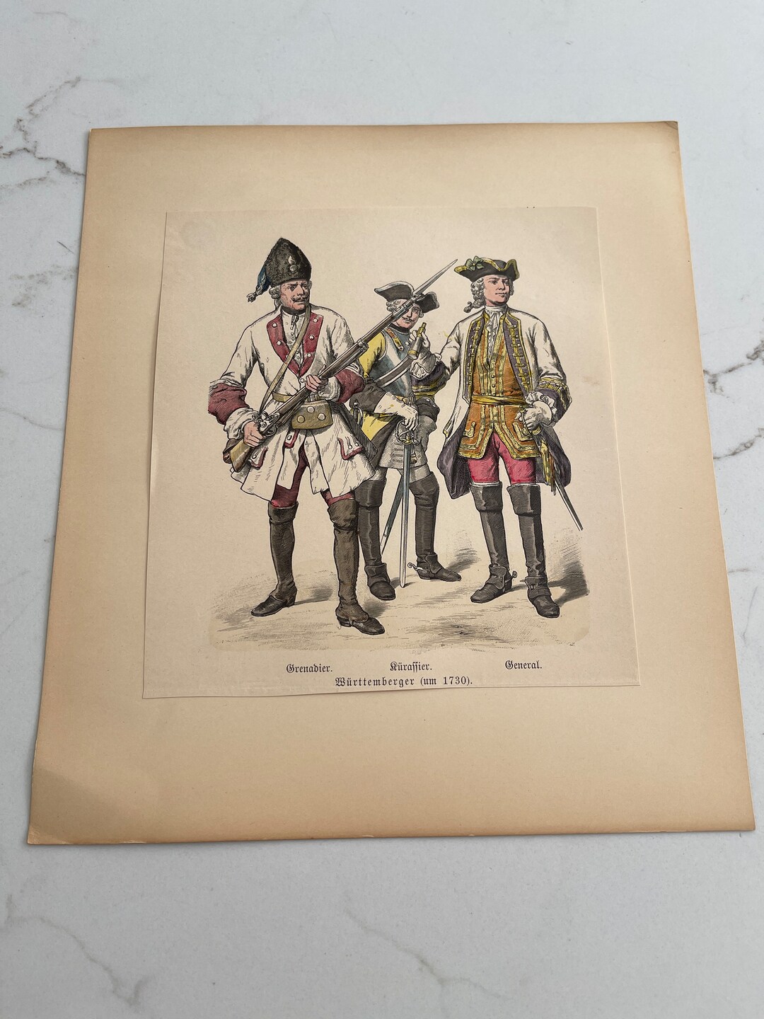 Grenadier, Kurassier, General, Wurttemberger, 1730, Army Uniform ...