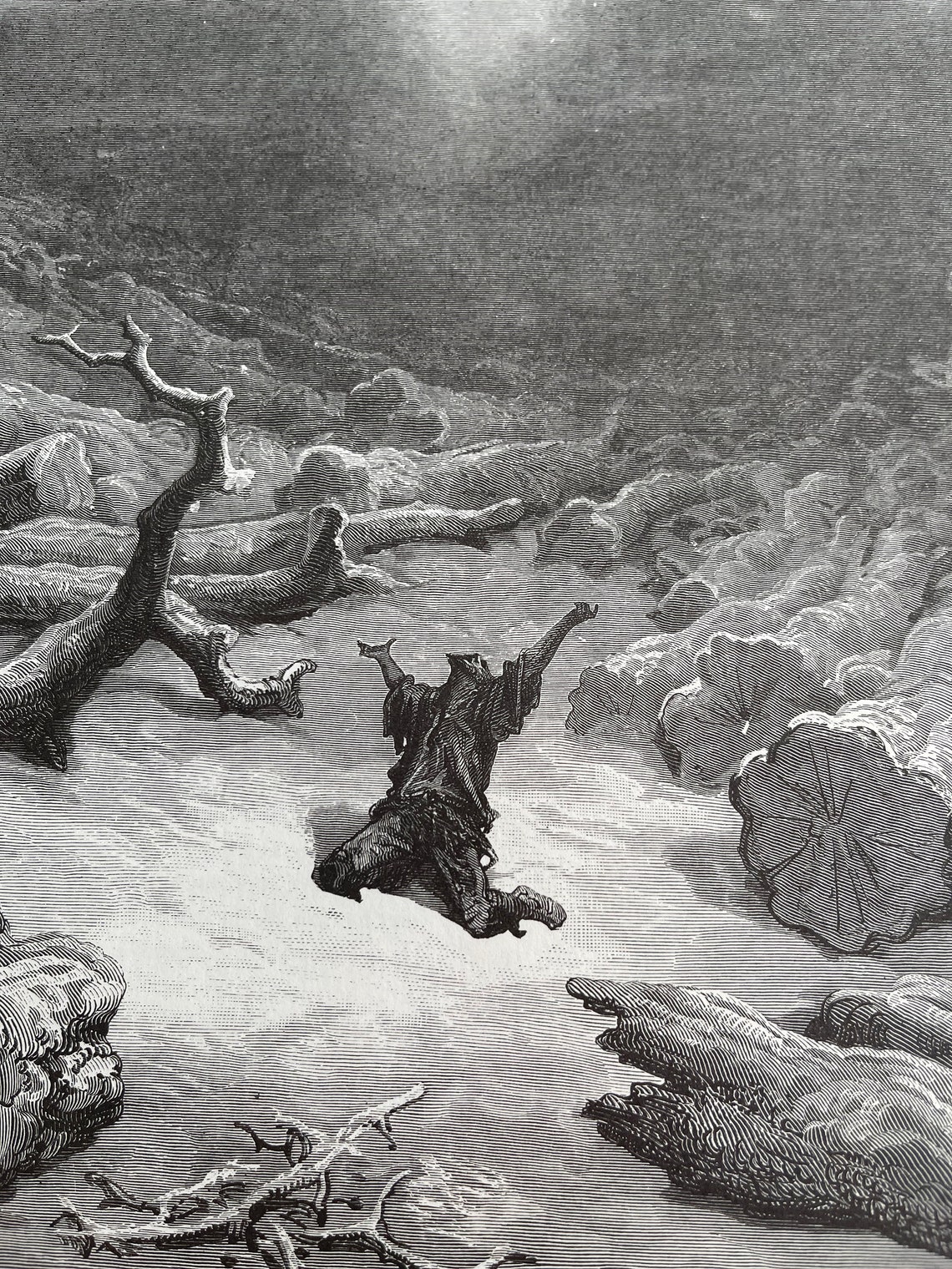 Gustave Dore, the Woodman and Mercury, Trees, Graphics, Picture, Book ...