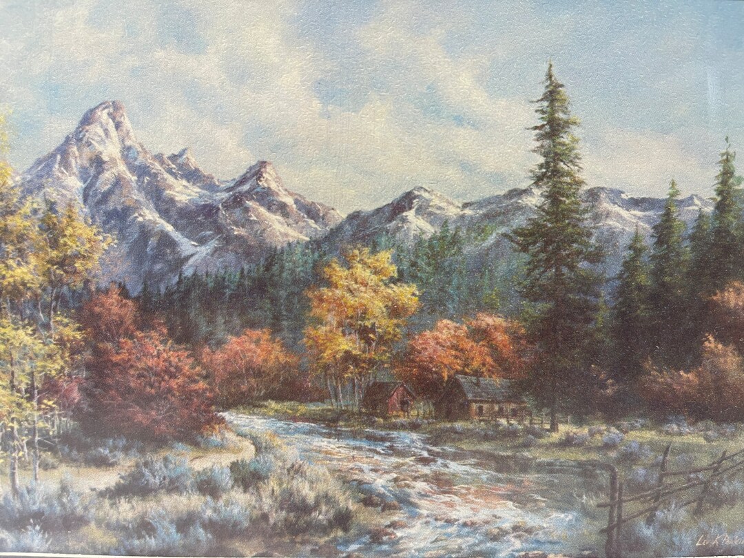 Lee K Parkinson, Callahan's Acre, River, Autumn, Trees, Mountains ...