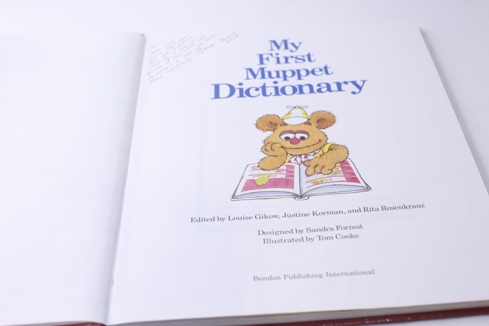 My First Muppet Dictionary, Picture Book, Muppet Babies, Illustrated by ...