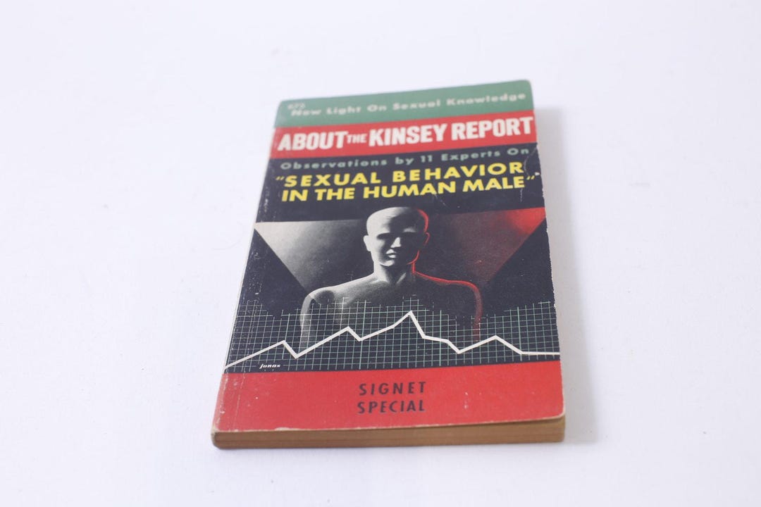 About the Kinsey Report, Signet Special, 1948, Book, Human Male ...