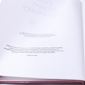 My First Muppet Dictionary, Picture Book, Muppet Babies, Illustrated by ...