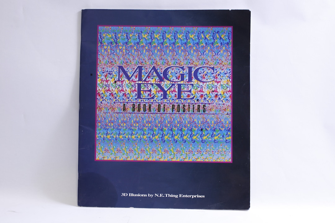 Magic Eye, Book of Posters, 3D Illusions, 1994, 17 X 15", Art ...