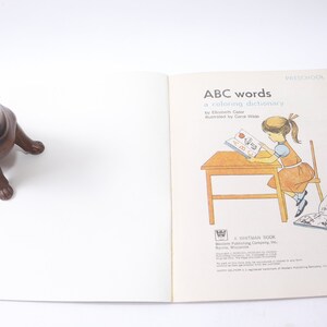 ABC Words, Coloring Dictionary, Educational, Learning, Vintage, Picture ...