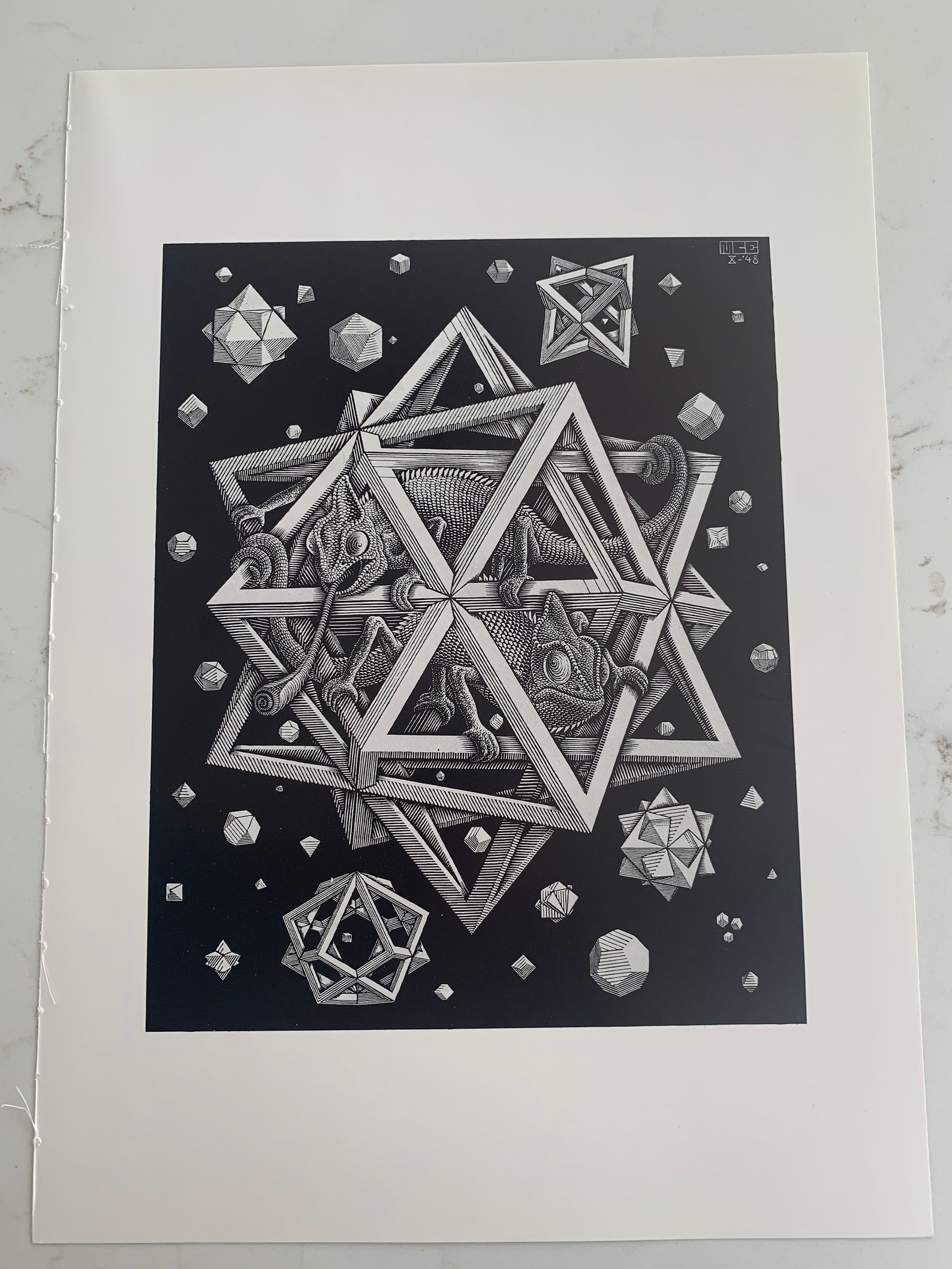 M C Escher Stars 1948 Catalogue No 359 Graphics Abstract - Etsy