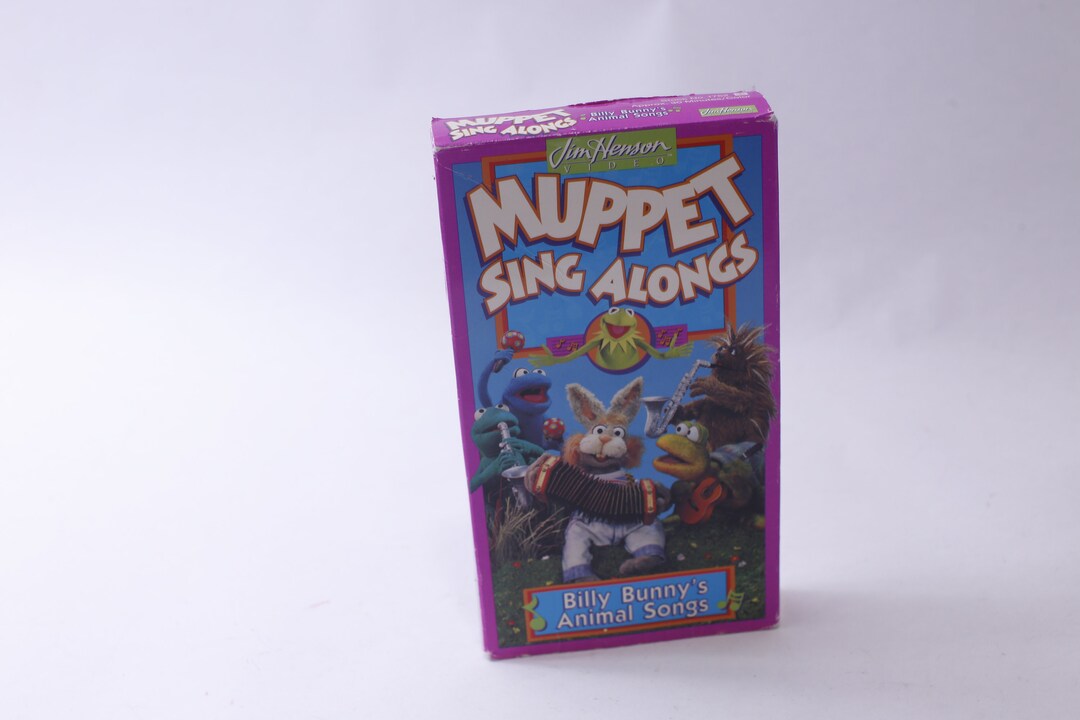 Muppet Sing Alongs, Jim Henson Video, VHS, Video Tape, Billy Bunny's ...