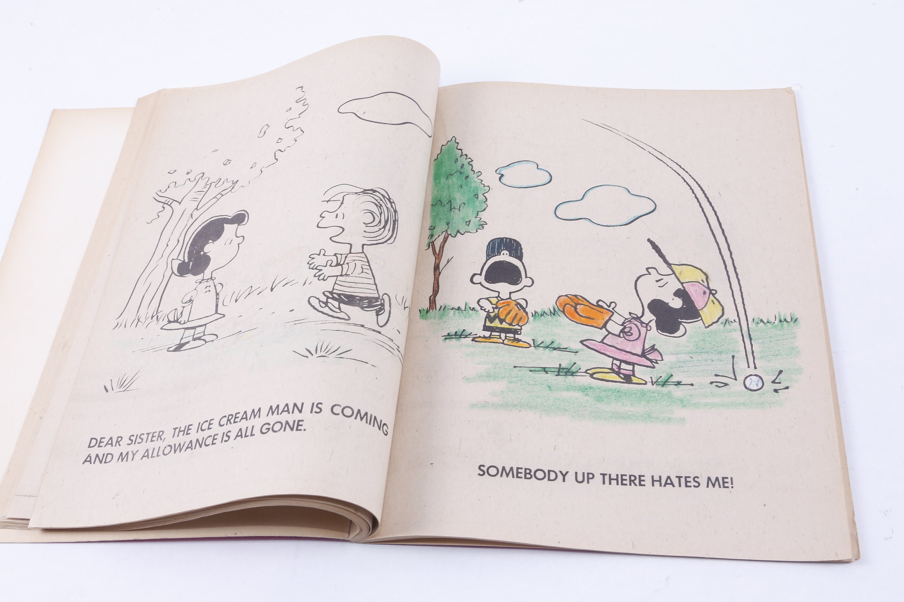 Peanuts Lucy Coloring Book Saalfield Comics Characters - Etsy