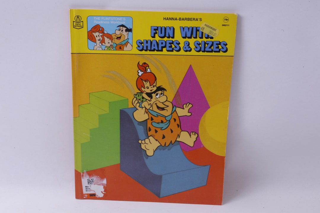 Flintstones, Fun With Shapes & Sizes, Hanna-barbera, Readiness Workbook ...
