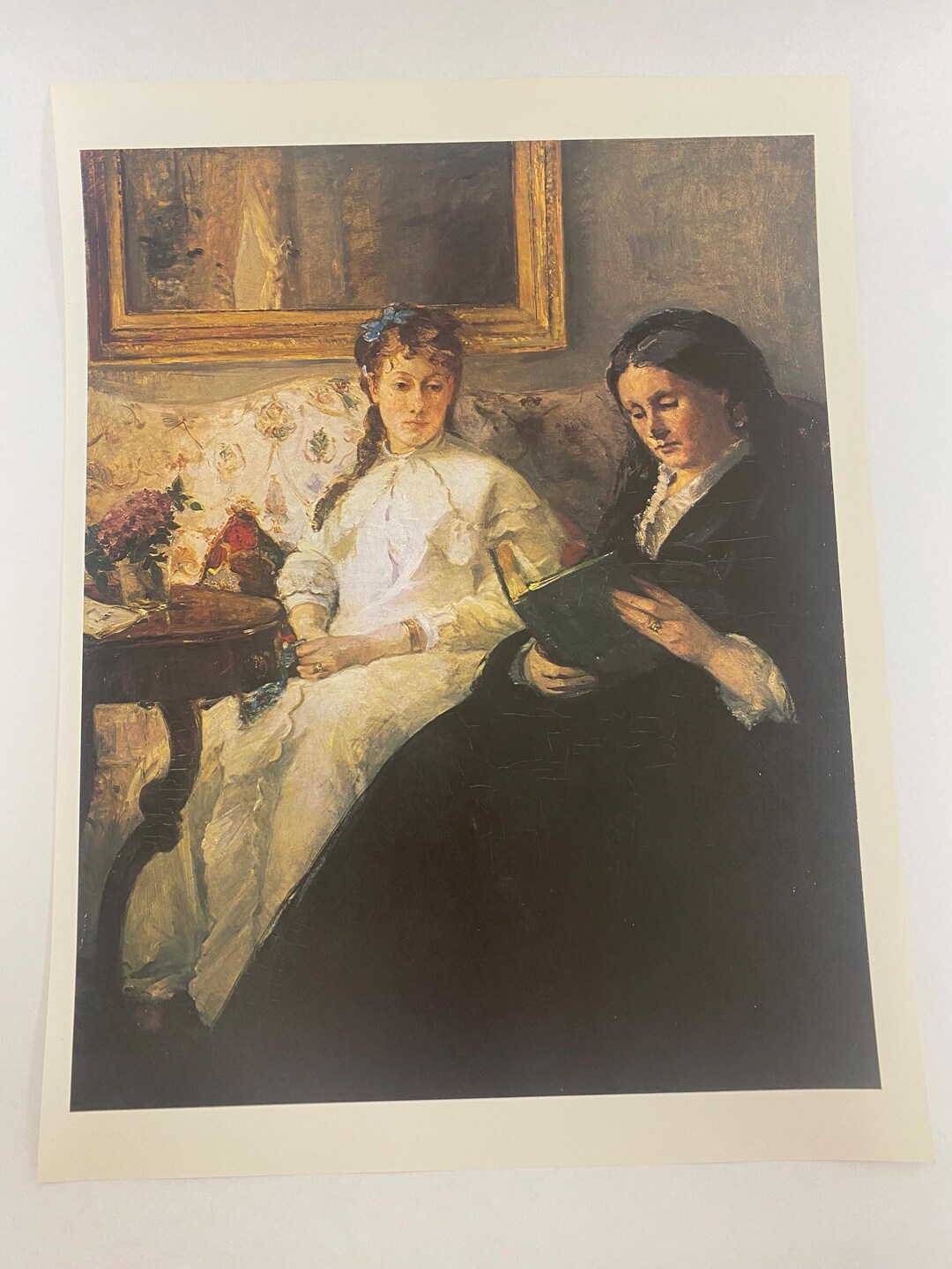 Berthe Morisot, the Mother and Sister of the Artist, Print, Book Page ...