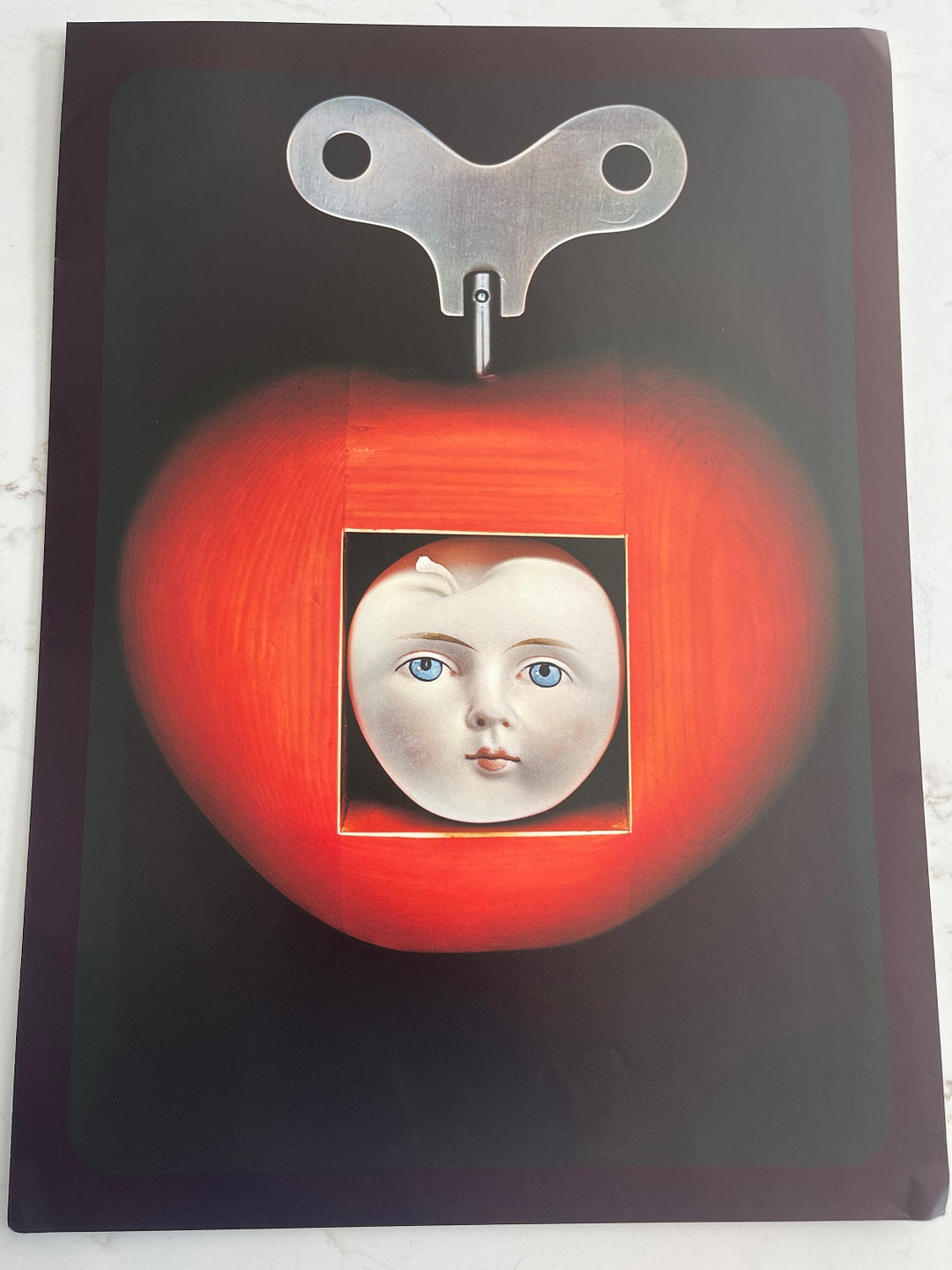 Sam Haskins, LARGE 14x19 Woman, Montage, Doll, Weirdcore, Apple, Windup ...