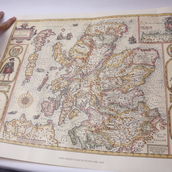 Map of Medieval Scotland - Etsy