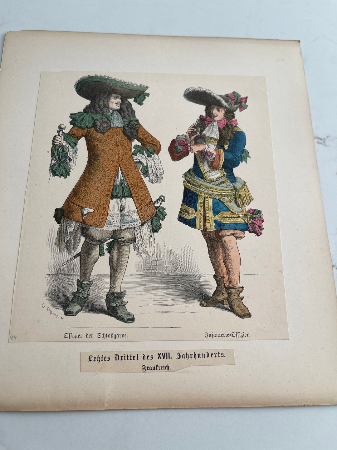 Officer of the Palace Guard, Infantry Officer, France, 17th Century ...