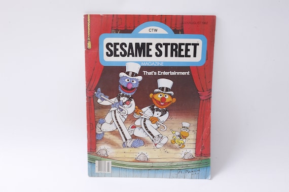 Sesame Street Magazine That's Entertainment Softcover - Etsy