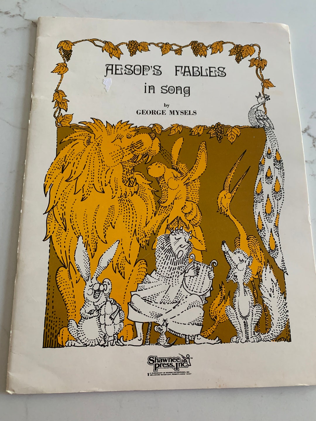 Aesops Fables, in Song, Vintage, George Mysels, Shawnee Press, Music ...