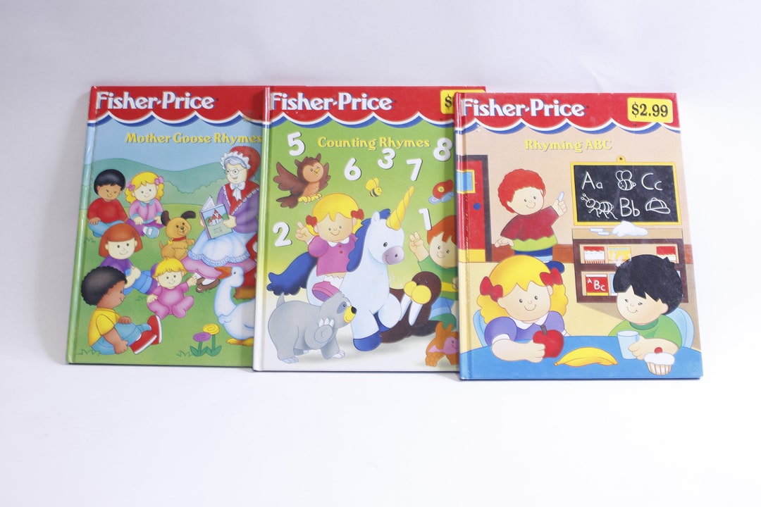 Fisher-price, Set of 3 Rhymes Books, Mother Goose, Counting Rhymes ...