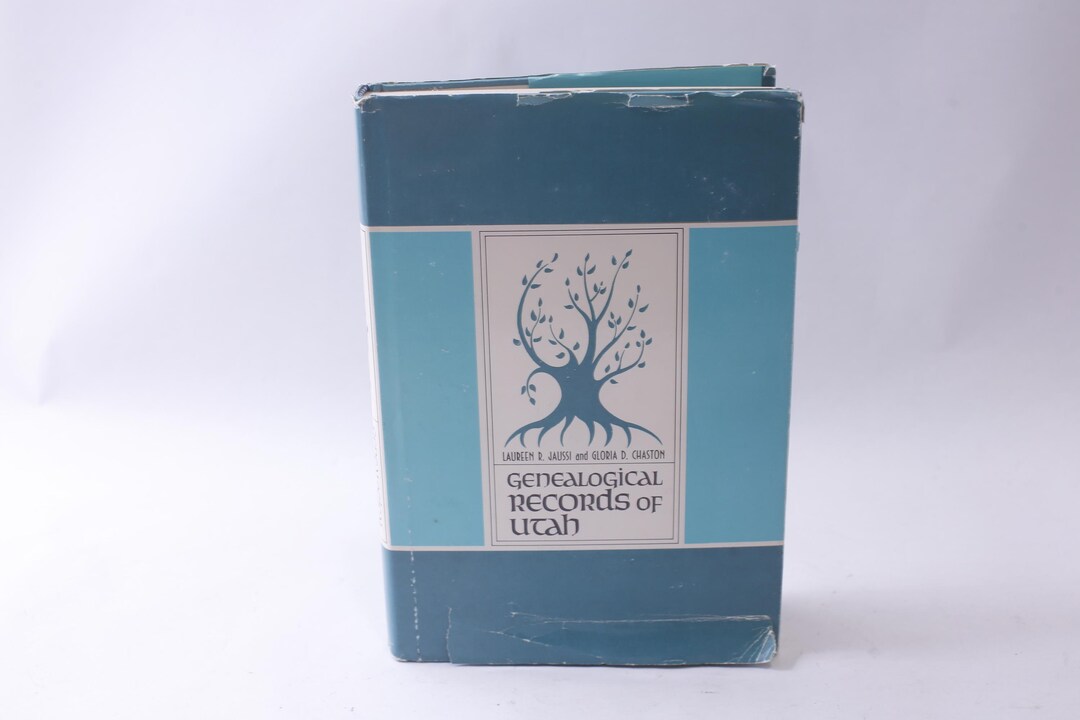 Genealogical Records of Utah, 1974, Deseret Press, Hardcover, Dust ...