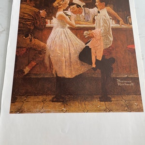 After the Prom, Artist is Norman Rockwell, Drawing, Poster, Collectible ...
