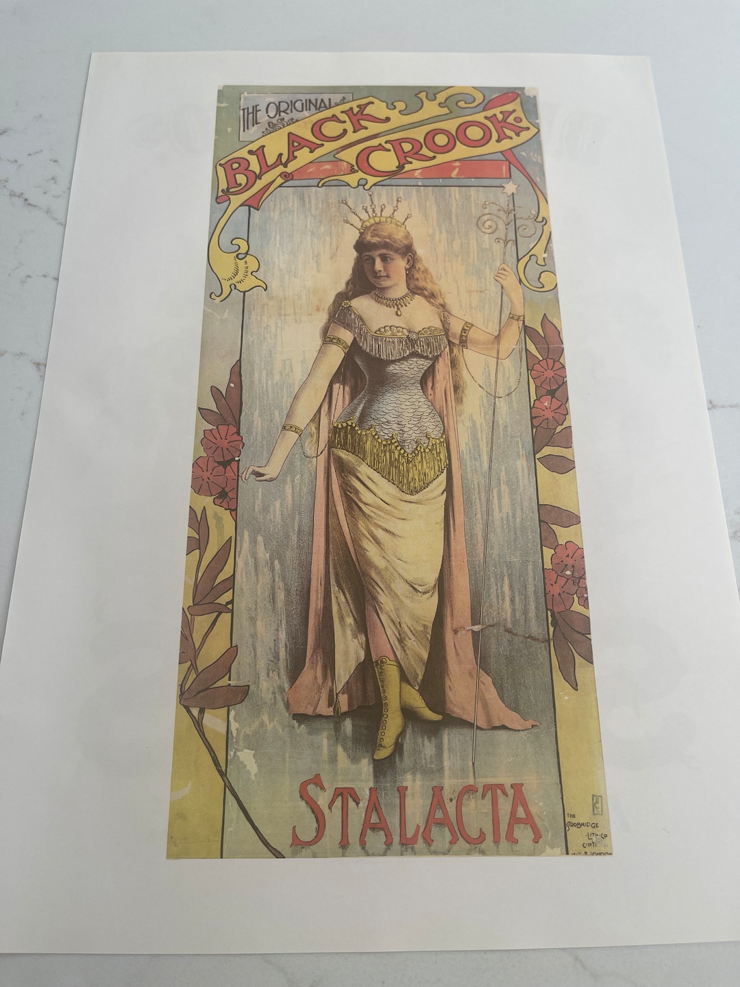 The Original Black Crook, Stalacta, Reprints, Artwork, Vintage Poster ...