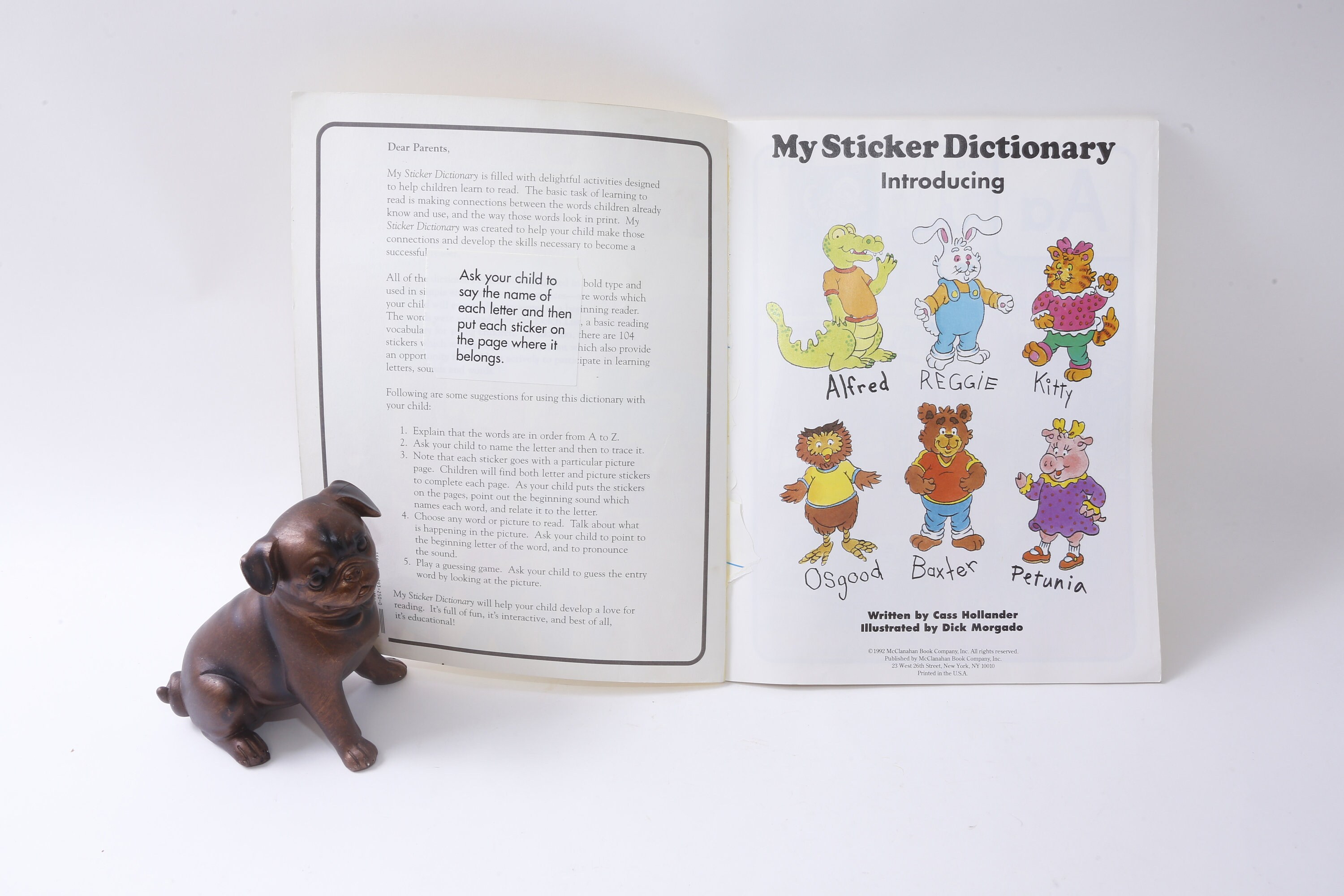 My Sticker Dictionary, Animals, Sticker Fun, Cass Hollander, 1992 ...