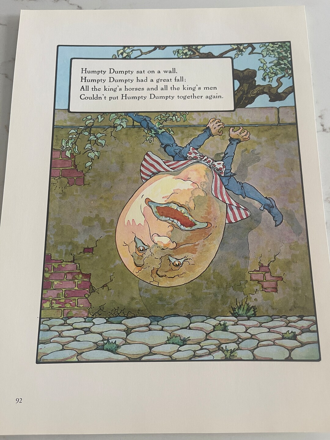 Humpty Dumpty, Baby playing with toy Noah's Ark, Frederick Richardson ...